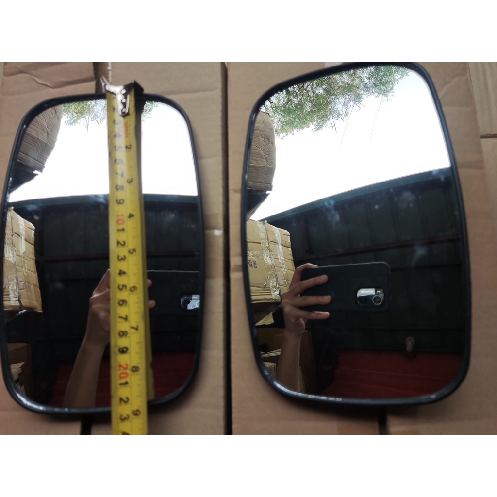 1 set (2pcs) Fuso Canter M-1176-1 Side Mirror 5 x 10" - Bolt Old Model ...