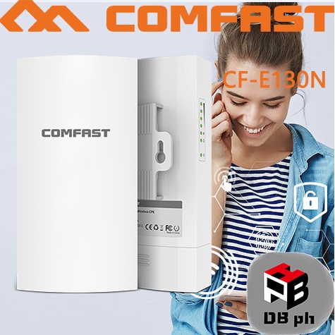 Comfast CF-E130N/120NWireless Outdoor CPE AP 1km Long Range 2.4Ghz 300Mbs 5dBi Antenna | Shopee ...