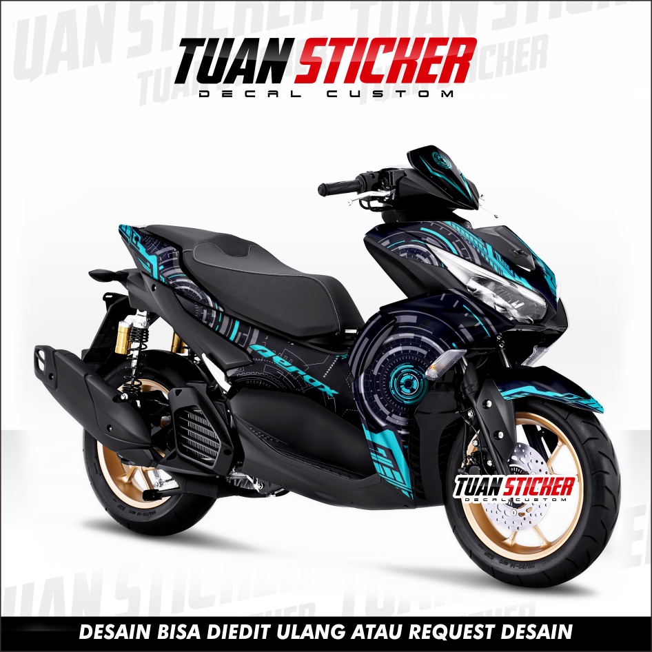 Sticker aerox Striping Decal All New aerox 155 Connected full body ...