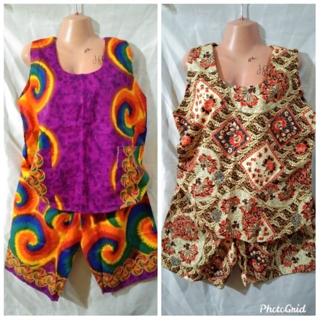 Terno Short Batik L (310) | Shopee Philippines