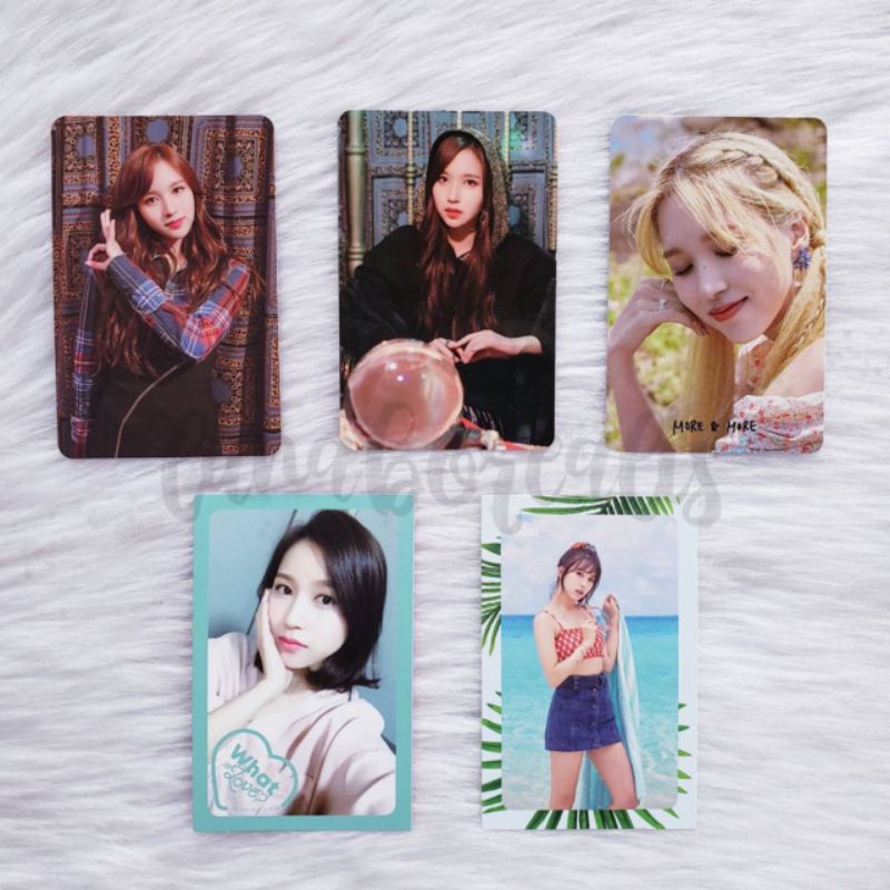TWICE MINA Official Photocards (What is Love Summer Nights Yes or Yes ...