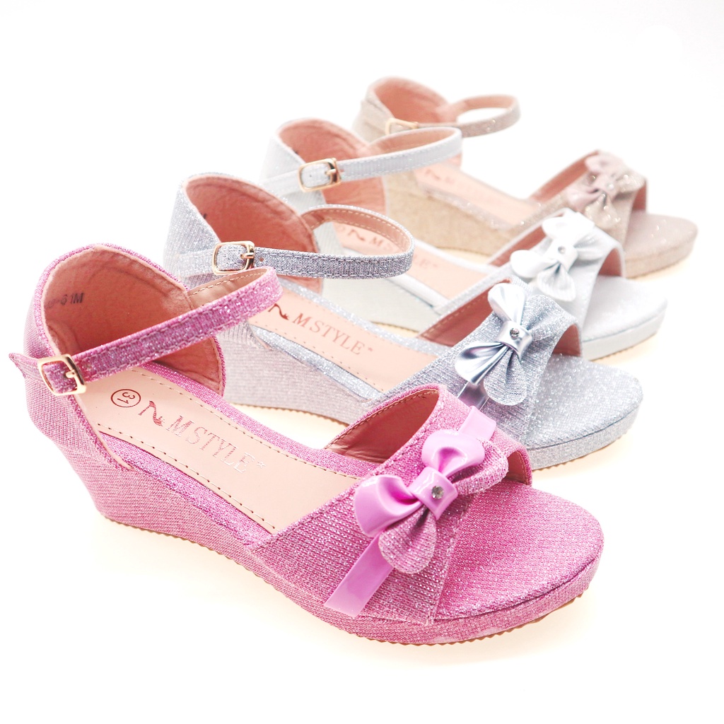 MS2018-61 Korean girl's fashion heels kids sandals | Shopee Philippines