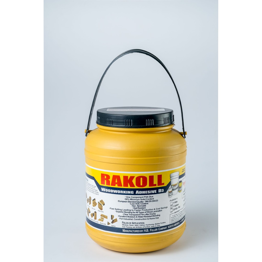 Rakoll Woodworking Adhesive (Gallon) | Shopee Philippines