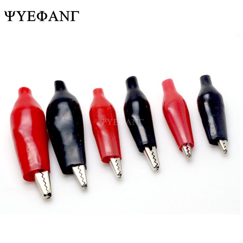 5pair Alligator Clips 35mm Black and Red 28MM 35MM 45MM Metal Alligator ...