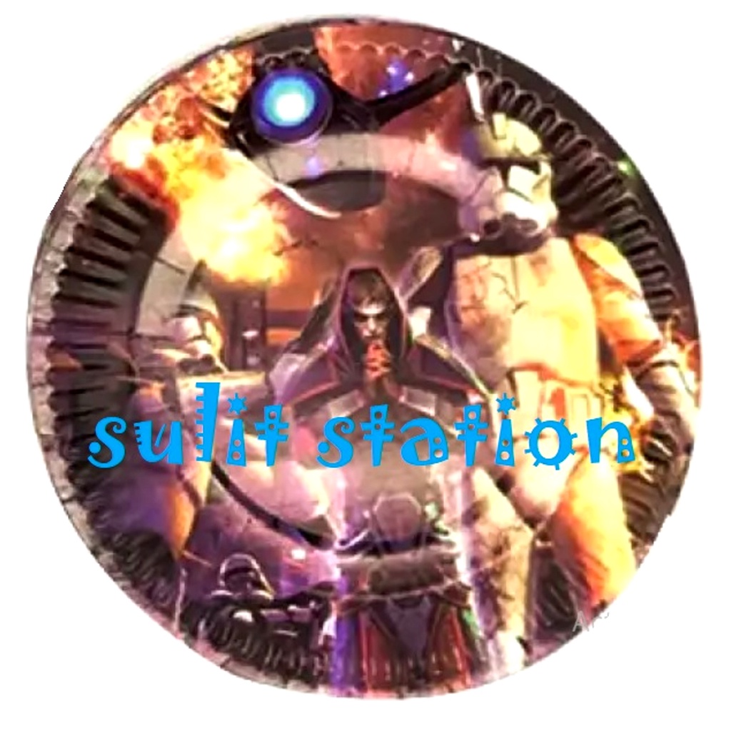 10pcs STARWARS STAR WARS THEMED BIRTHDAY PARTY PAPER PLATE FAVOR NEEDS ...