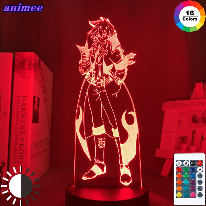 Gurren Lagann Simon Night Light Colors Changing Touch Remote Bedside ...