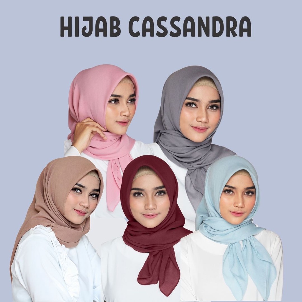 Hijab Cassandra Matterial Arabian Voil, hijab voal hijab Square emat ...