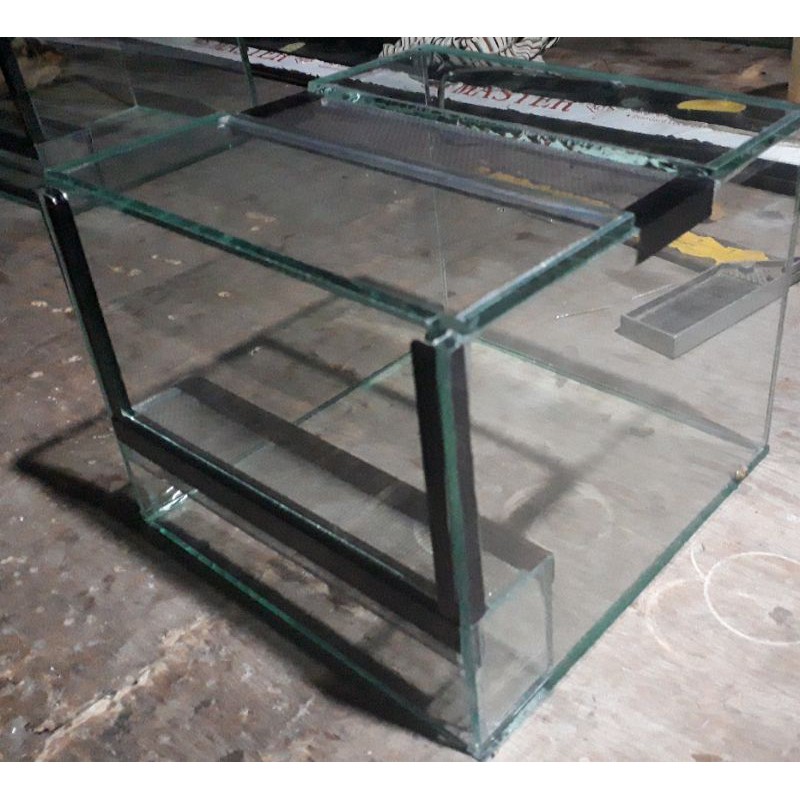 glass enclosure for tarantula and pets 8w x 8L x 6H inches | Shopee ...
