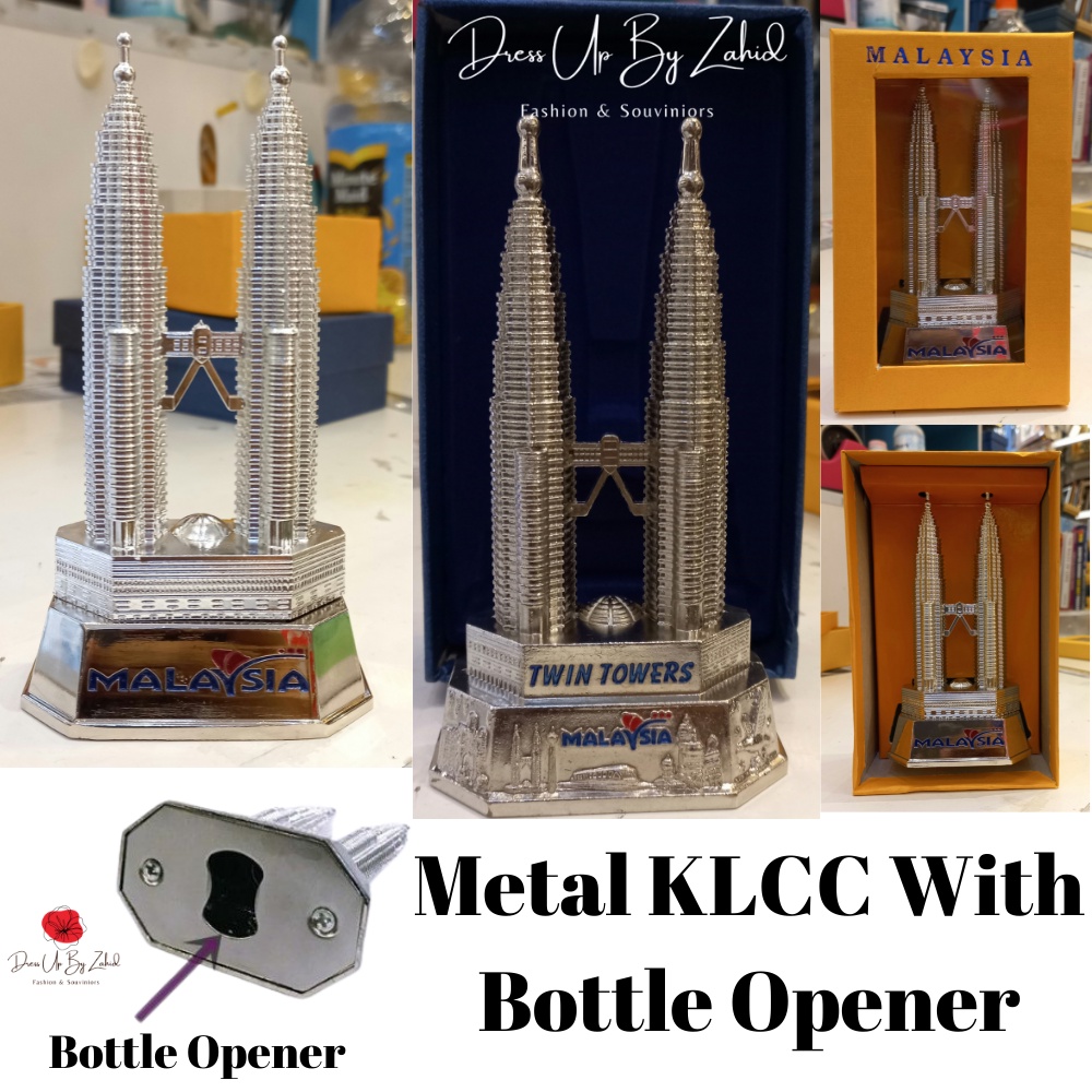 Stainless Steel KLCC with Bottle Opener Box/KLCC 14CM TWIN TOWERS KUALA ...
