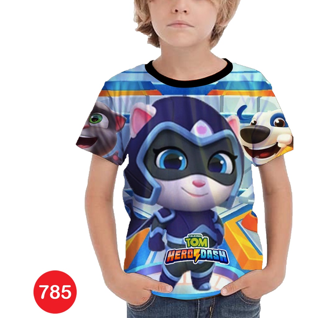 Talking Tom Hero Dash Children's Clothes 3D Cartoon TV Animation ...