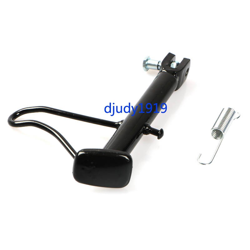 GY6 125 Moped Scooter Kick Stand Steel Side Bracket with Spring Bolt ...