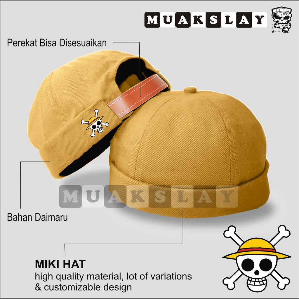 Miki Hat Caps Adult Miki Hat Caps ONE PIECE Pictures OR CUSTOM Pictures ...