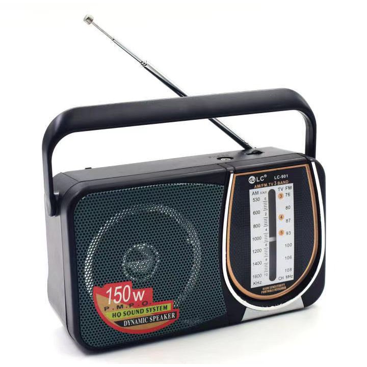 Electric Radio Speaker FM/AM/SW 4band radio AC power and Battery Power ...
