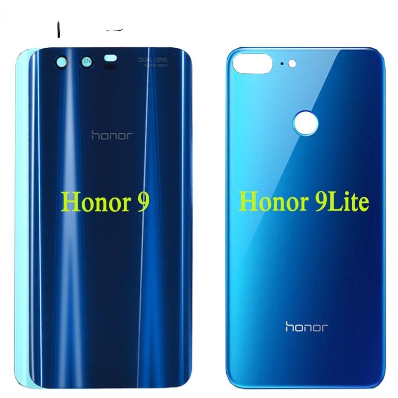 For Huawei honor 9 Back Battery Cover Door Rear Glass Housing Case ...