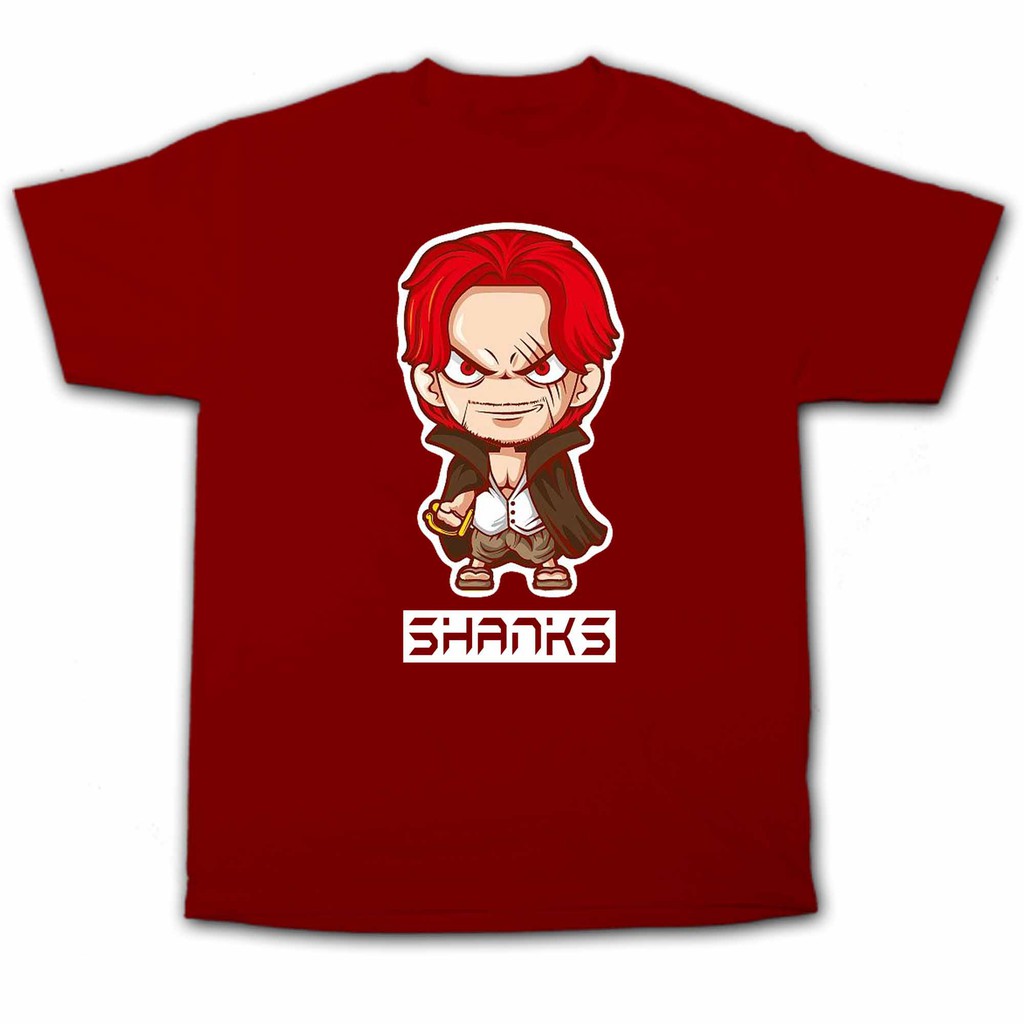 Anime One Piece Shanks Shirt (OP49) | Shopee Philippines