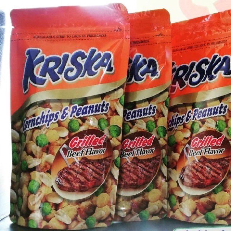 SALE!! Kriska Corn Chips & Peanuts Grilled Beef Flavor | Shopee Philippines