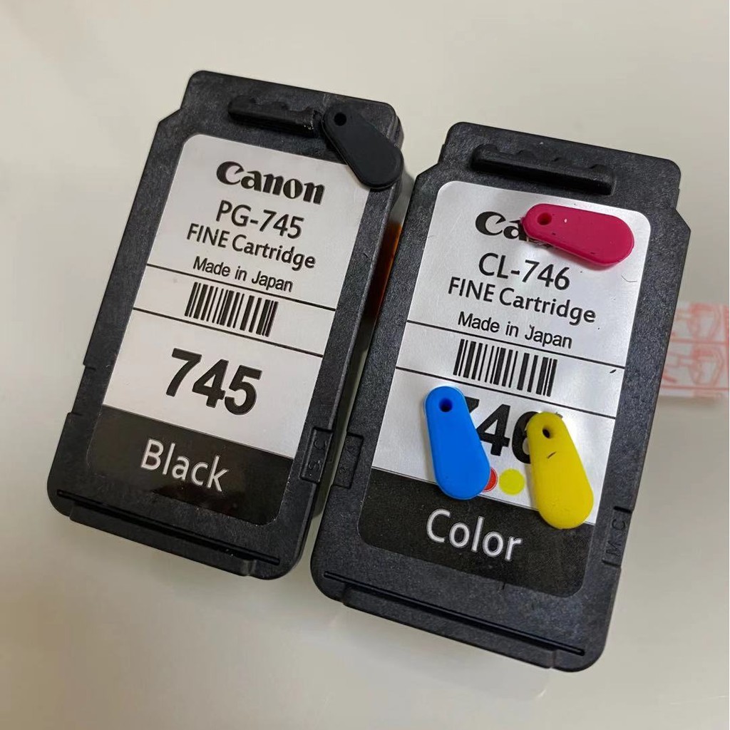 Canon PG745 CL746 PIXMA printer ink FINE Cartridge Original black color ...