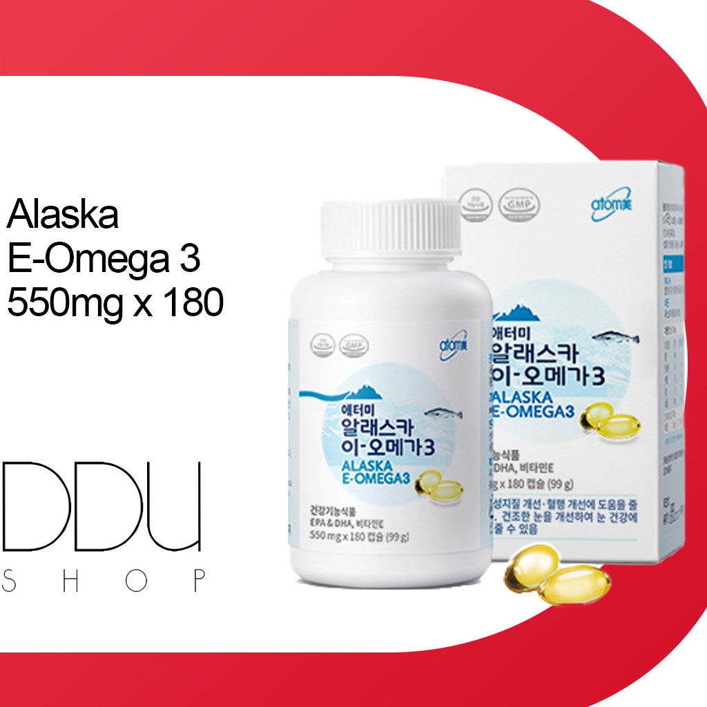 Atomy Alaska E-Omega3 550mg x 180capsules / 99g | Shopee Philippines