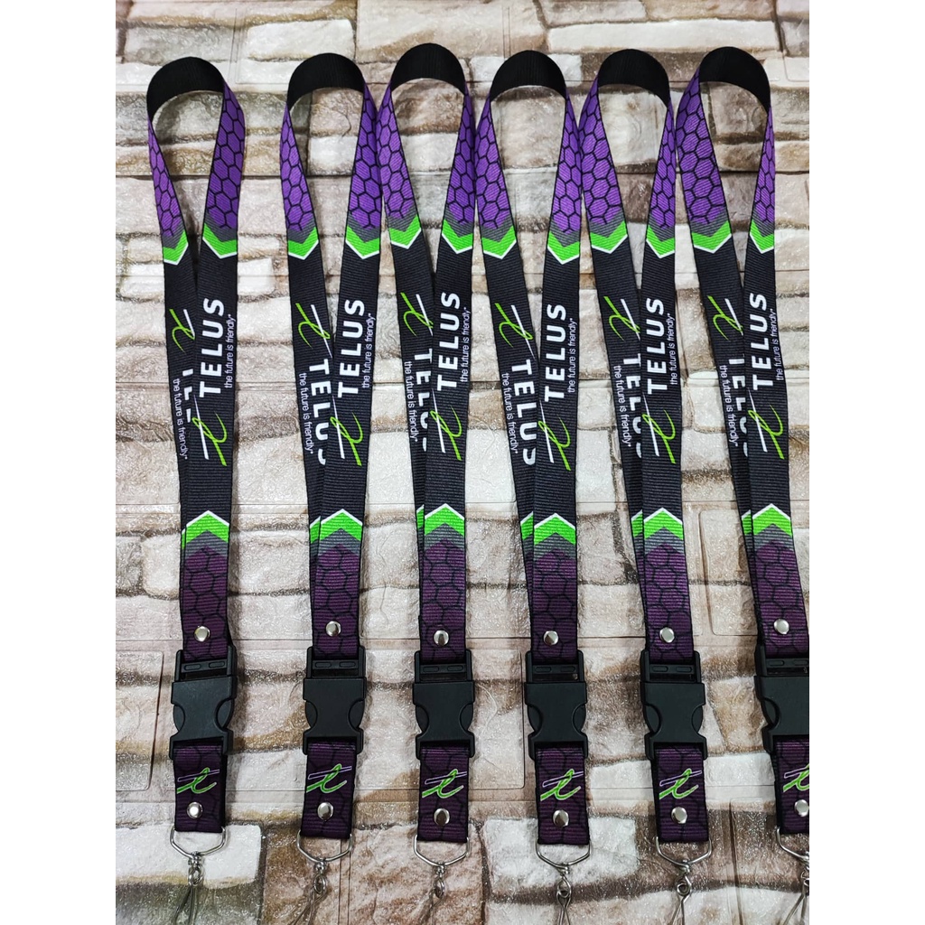 TELUS lanyard ID Lace Lanyard ID Sling ID Holder Onhand COD Ready made ...