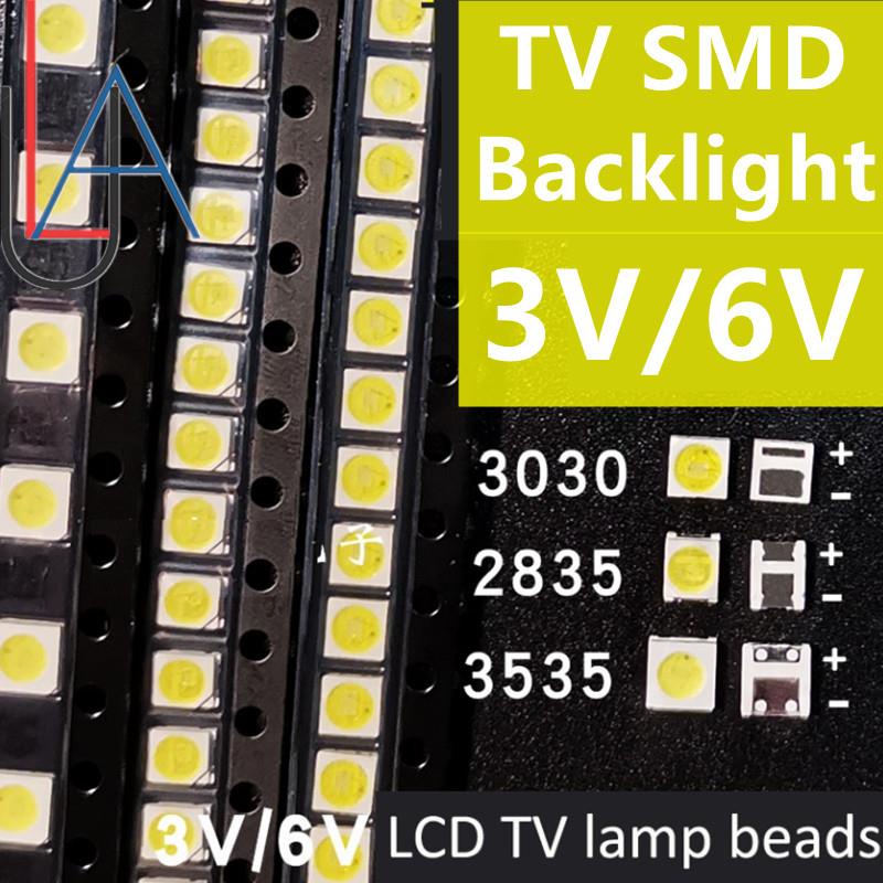 3030 3535 2835 SMD LED lamp beads repair LCD TV backlight 1W 3V 6V cool ...