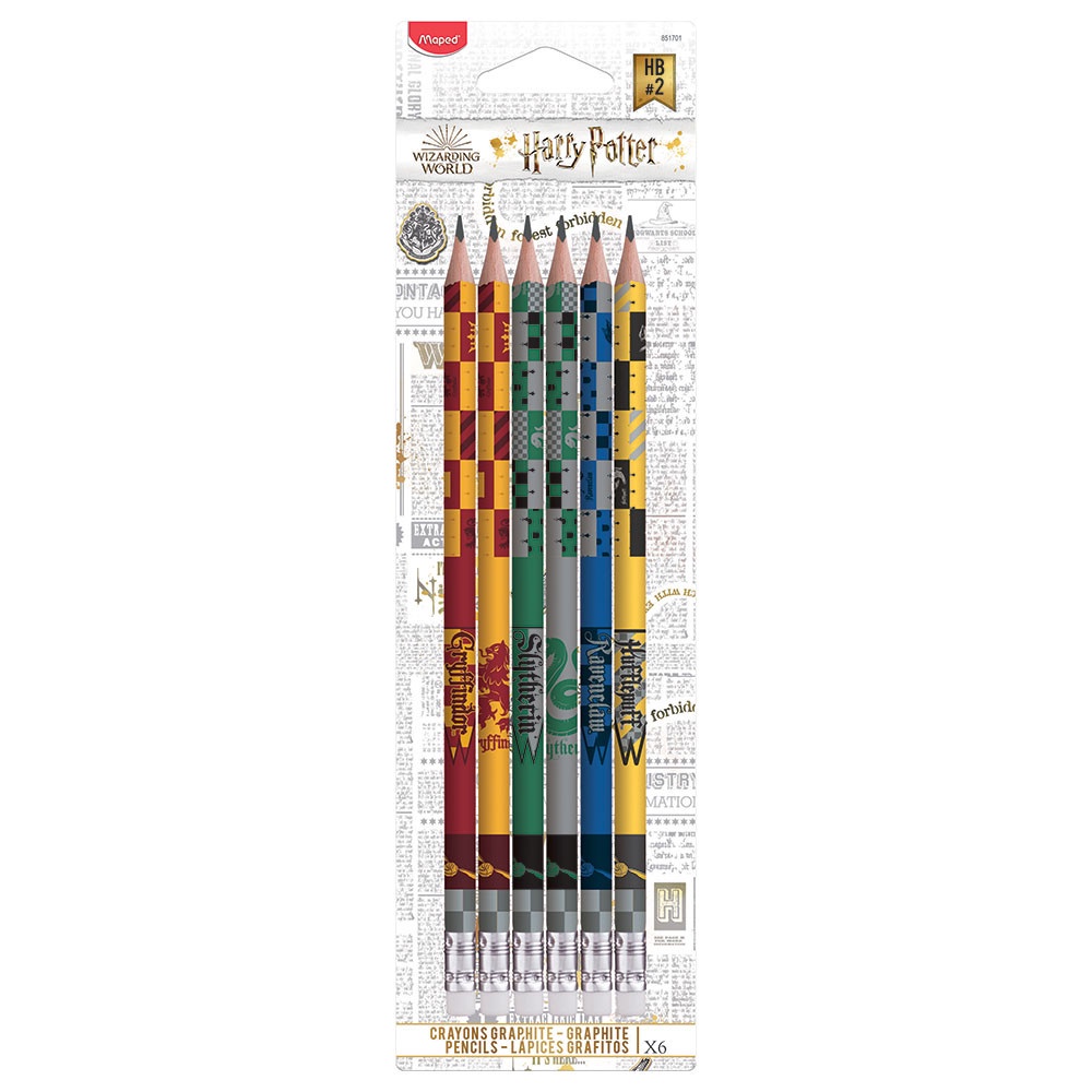 Maped Harry Potter Graphite Pencil No. 2 6s | Writing | School Supplies ...