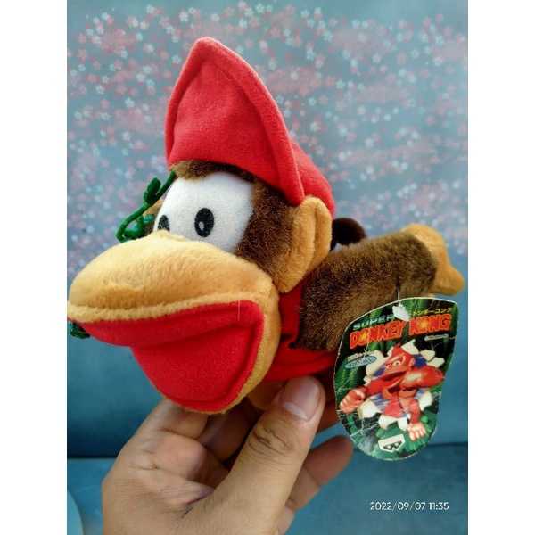 Diddy Kong Rope Super Donkey Kong Banpresto 1995 Plush Toy Doll Car ...