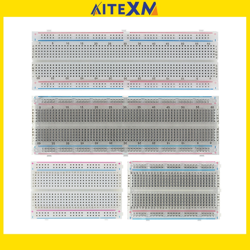 400 Points Breadboard 830 points Breadboard MB-102 Solderless PCB test ...