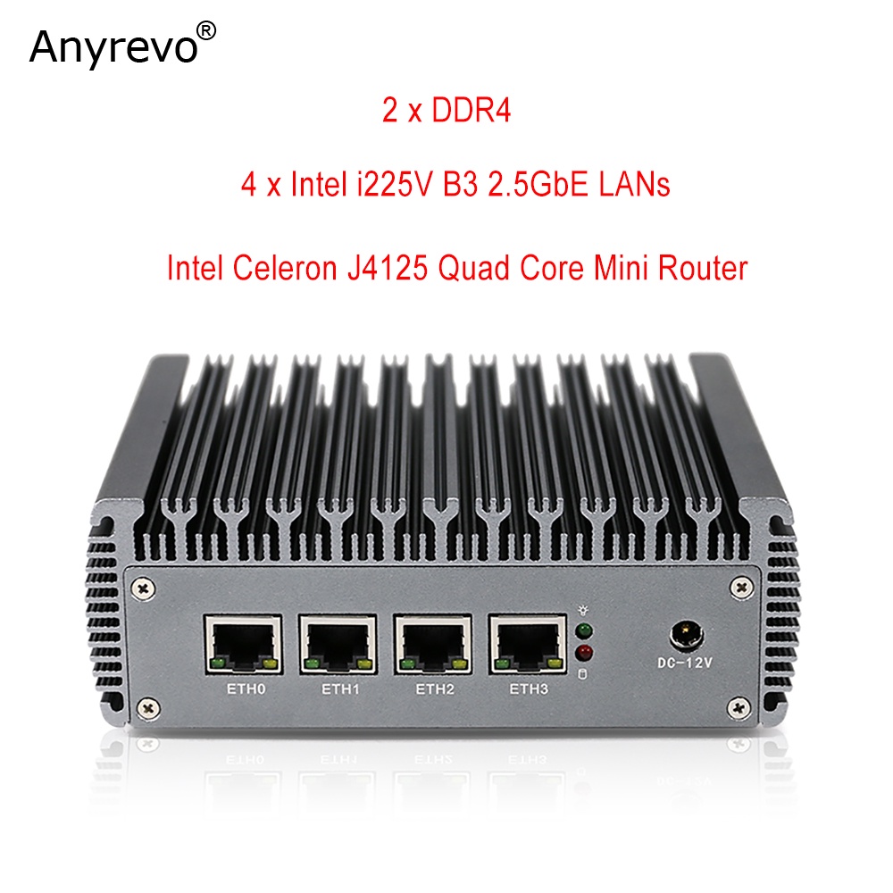 Intel Celeron J4125 N5105 N5095 2.5G pfSense Router 11th Intel CPU 4 ...