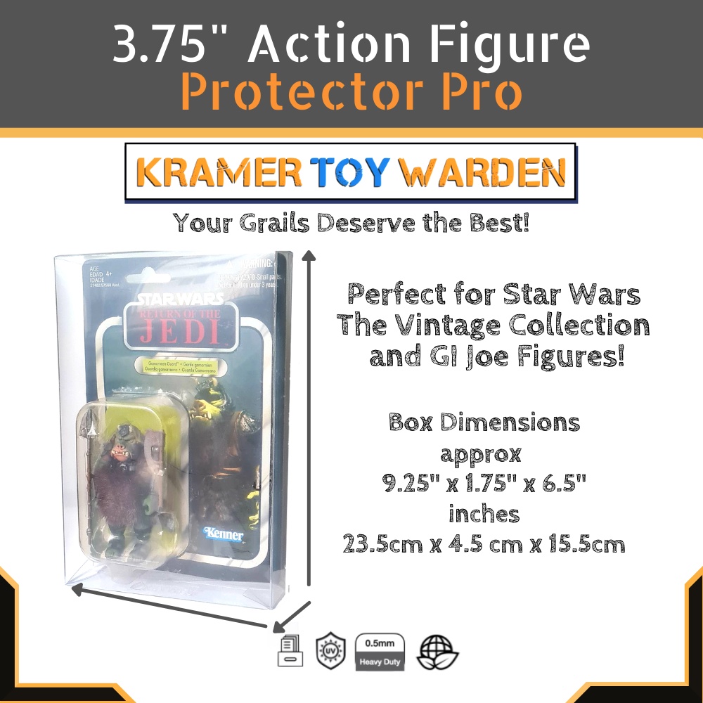 Kramer 3.75 Action Figure Protector Pro 0.5mm for Star Wars and GI Joe ...