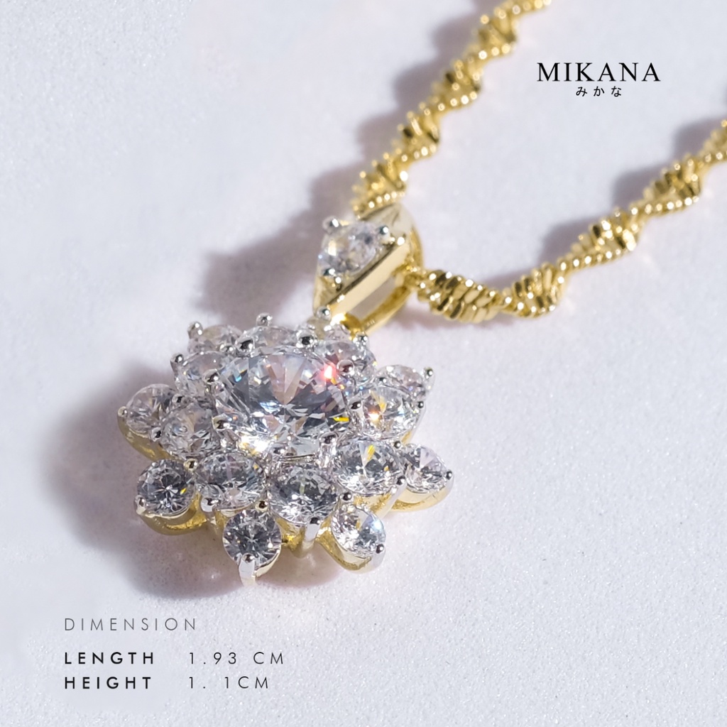 Mikana 18k Gold Plated Hayame Pendant Necklace Accessories Jewelry For ...