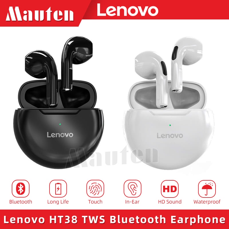 Mauten Lenovo HT38 TWS Bluetooth Earphone True Wireless Stereo Earphone ...