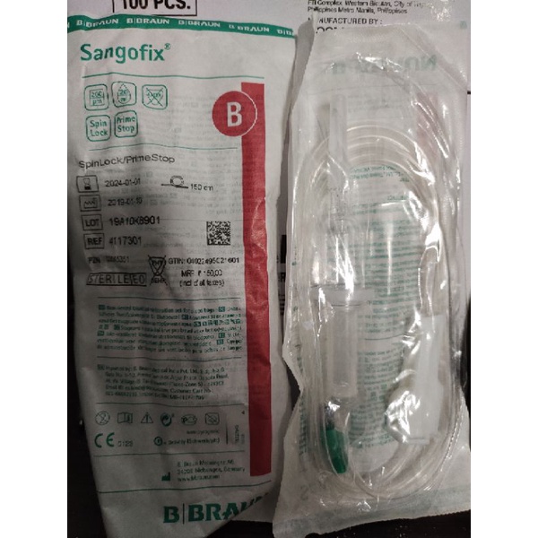Sangofix BBraun/Blood Transfusion Set-BT set sold per piece. | Shopee ...