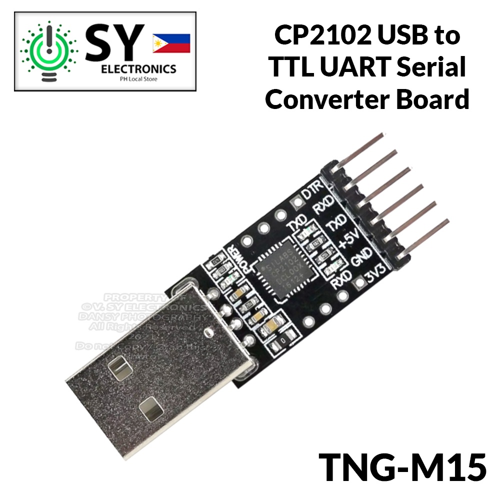 CP2102 USB 2.0 To TTL UART Module 6 Pin Serial Converter Adapter Module Programmer Board CP 2102 ...