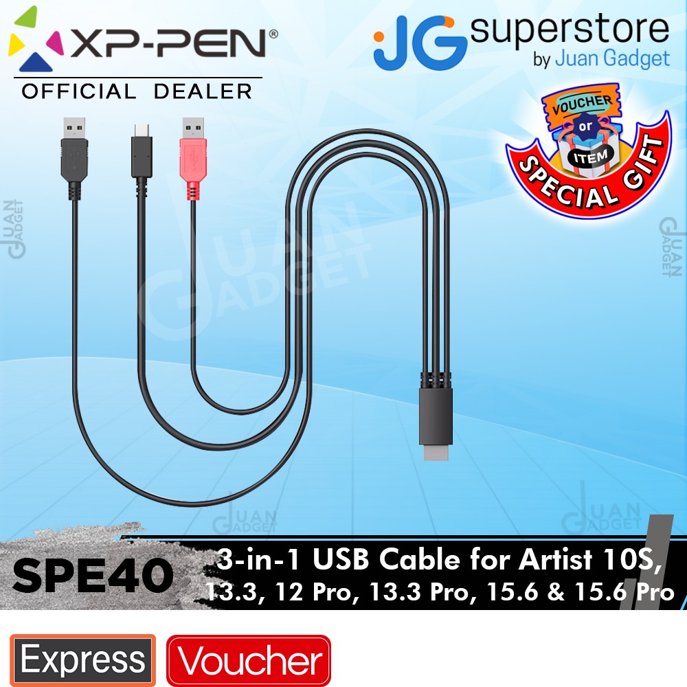 XP-Pen SPE40 USB Type-C 3 in 1 Cable with HDMI port for XP-Pen ...