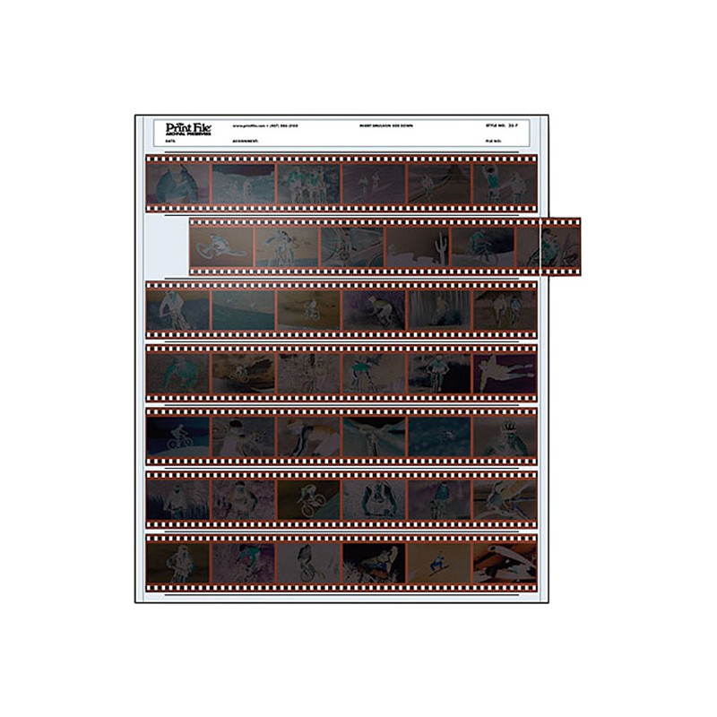 Archival Storage Sheet for 135mm Film Negatives Preservers 7 Strips of ...
