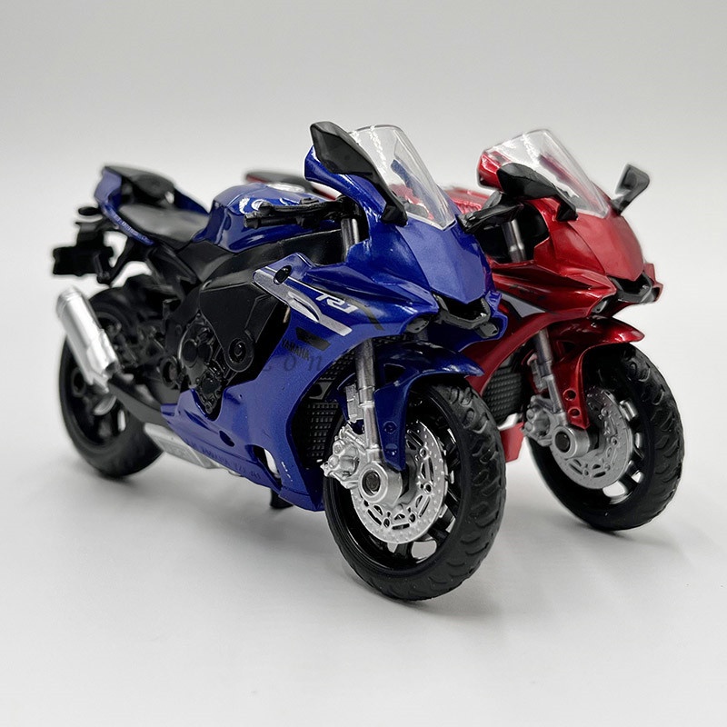 1:18 Diecast Motorcycle Model Toy Yamaha YZF-R1 Sport Bike For ...