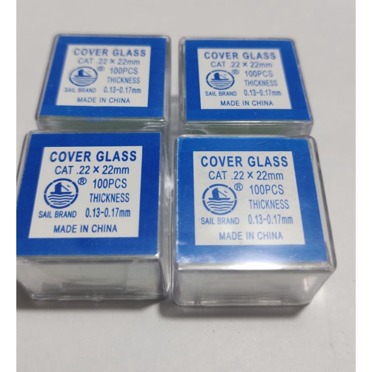 Cover Glass/Cover Slip 22x22mm sold per pack (100pcs) | Shopee Philippines