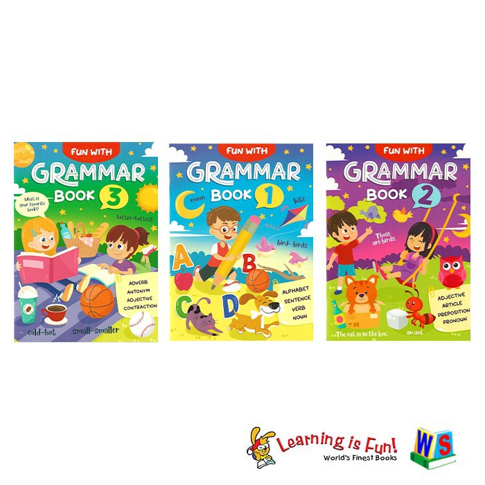 WS FUN WITH GRAMMAR SET OF 3 (BOOK 1, 2, & 3) (ACTIVITYBOOK) | Shopee ...