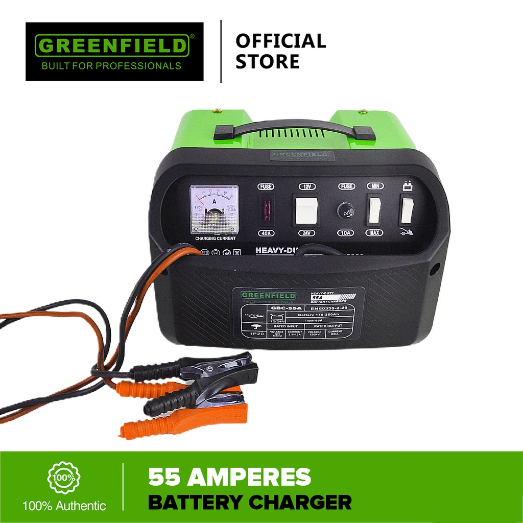 Greenfield Battery Charger 55 Amperes | Shopee Philippines