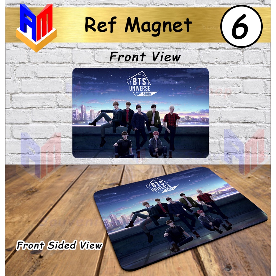 BTS Ref Magnet / BTS / BTS ARMY/ Ref magnet ATM size / Kpop idol ...