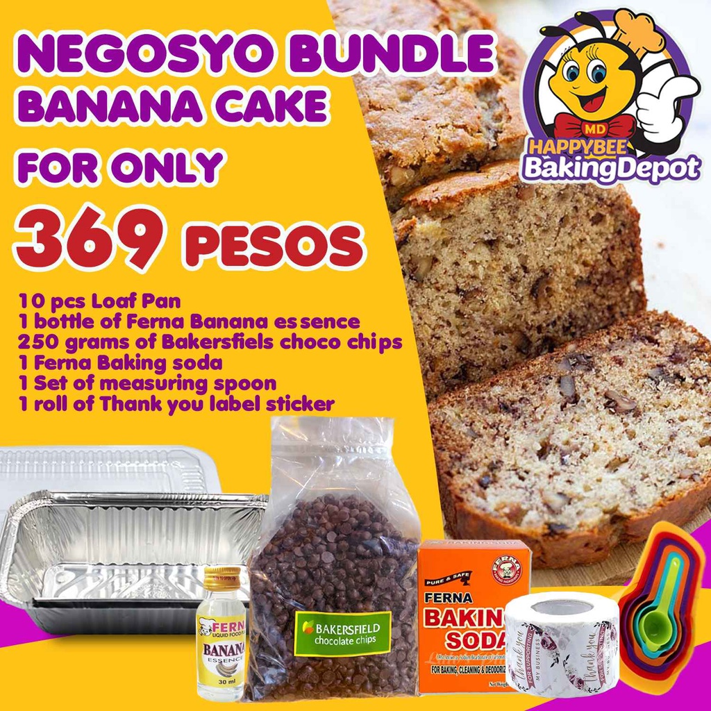 Negosyo Banana Cake Bundle (baking) | Shopee Philippines