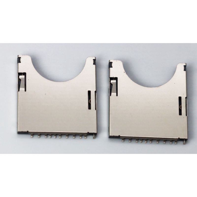 SD Card Spring Loaded Holder Self-Elastic 11 Pins SD Card Slot Sockets ...