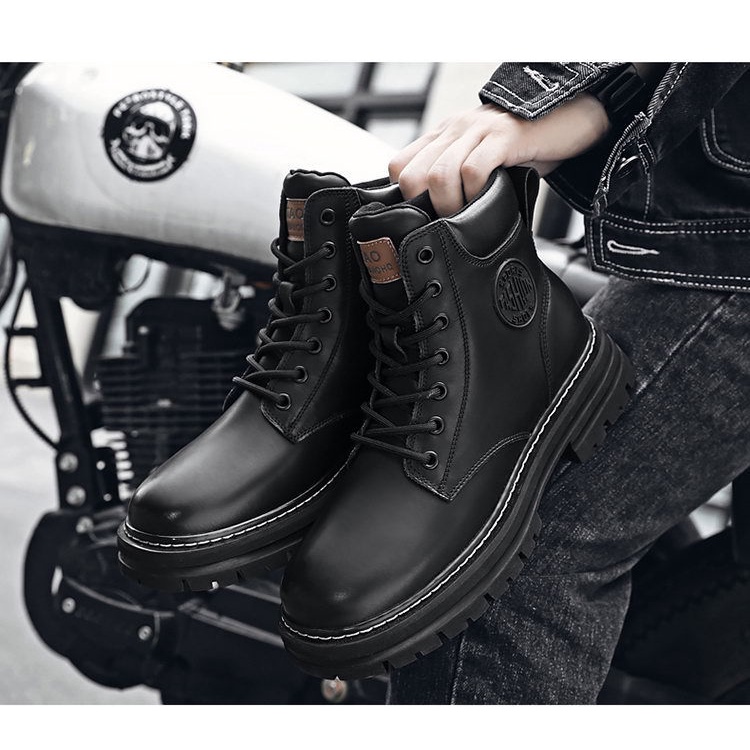 [Code H92] Men's Height Increasing High Boots Made of High Quality PU ...