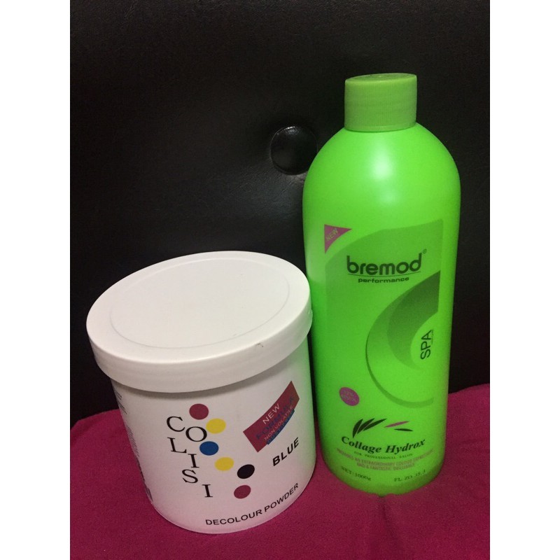 COLISI Bleaching Powder and BREMOD Oxidizer Set | Shopee Philippines