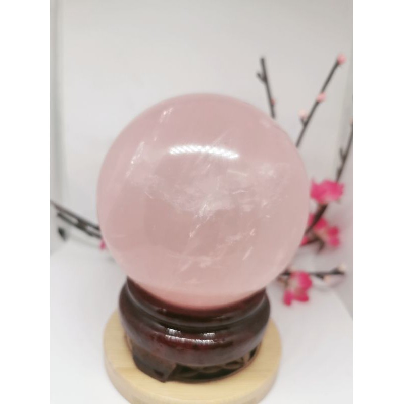 Rose Crystal Ball 9.14cm (1.175kg)粉晶 | Shopee Philippines