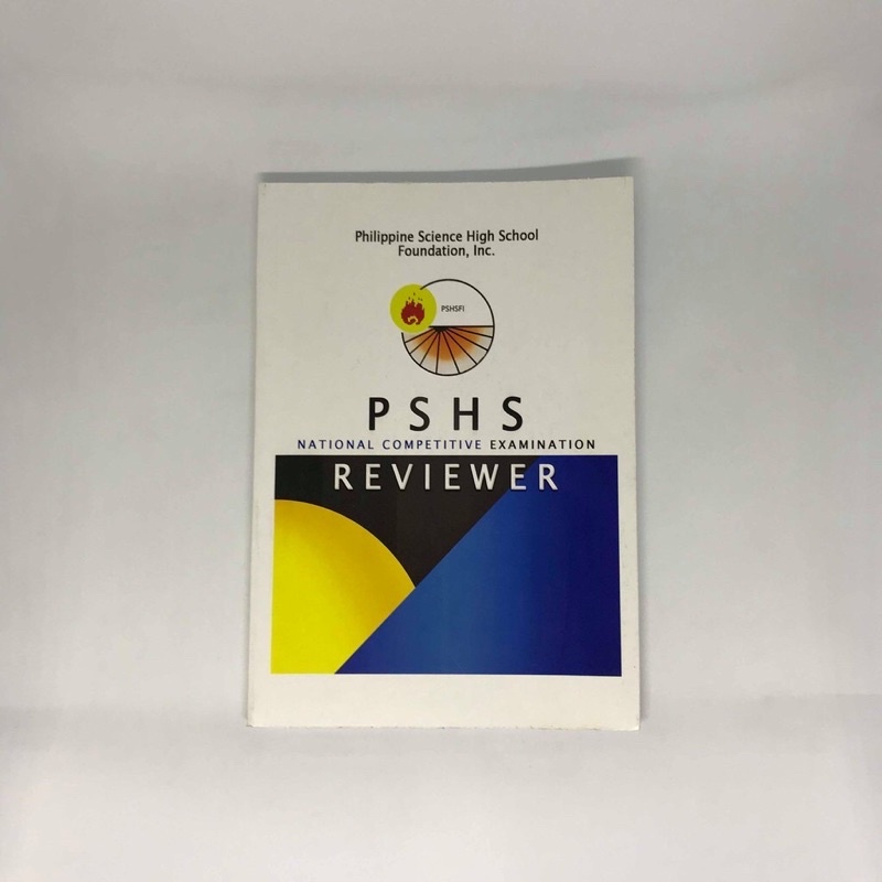 Philippine Science High School National Competitive Exam PSHS NCE ...