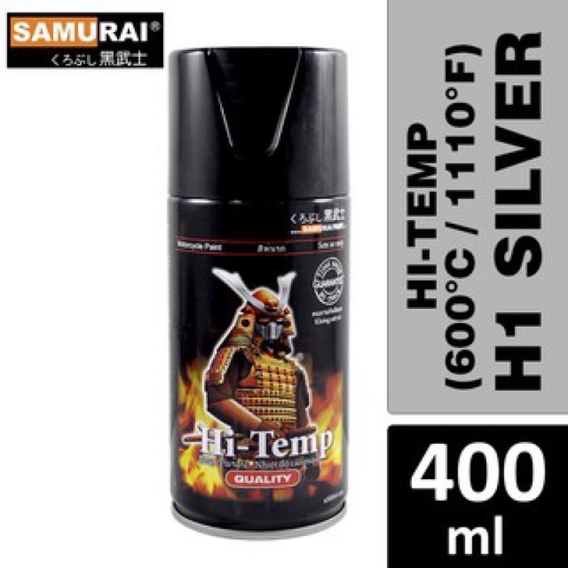 SAMURAI PAINT HI TEMP SILVER | Shopee Philippines
