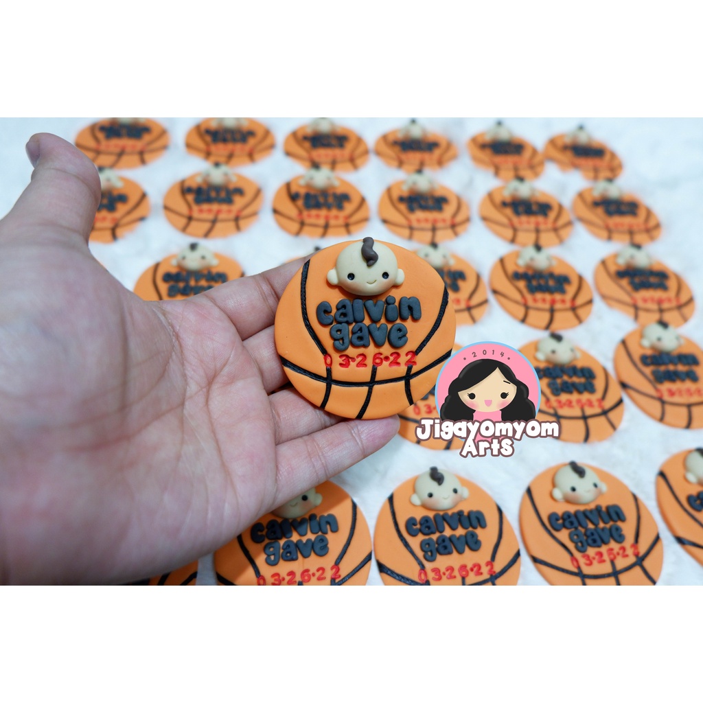 Basketball Clay Ref Magnet Souvenir for Any Occasions | Personalized ...