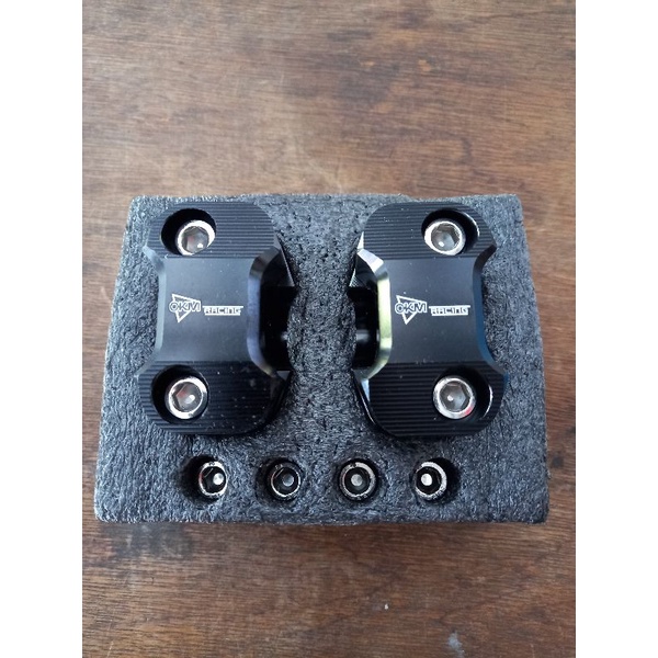 HANDLE BAR RISER UNIVERSAL HEAVY DUTY ALLOY OKM RACING | Shopee Philippines