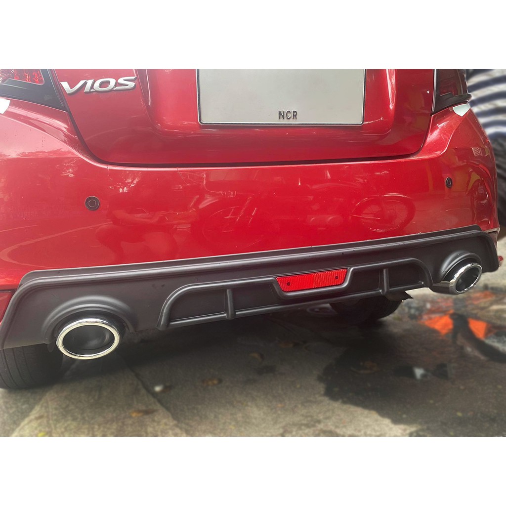 Toyota Vios 2014 to 2018 Black Rear Bumper Diffuser | Shopee Philippines
